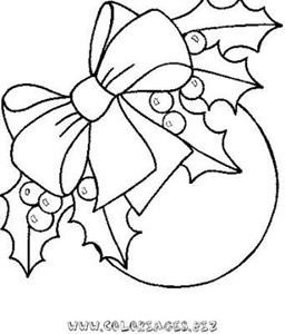 Dibujos para colorear Abetos y adornos Navidad - Colorear dibujos ...